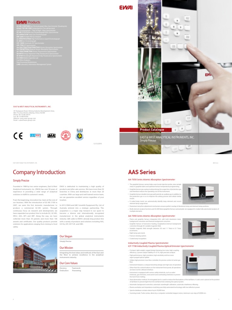EWAI Product Catalogue | PDF