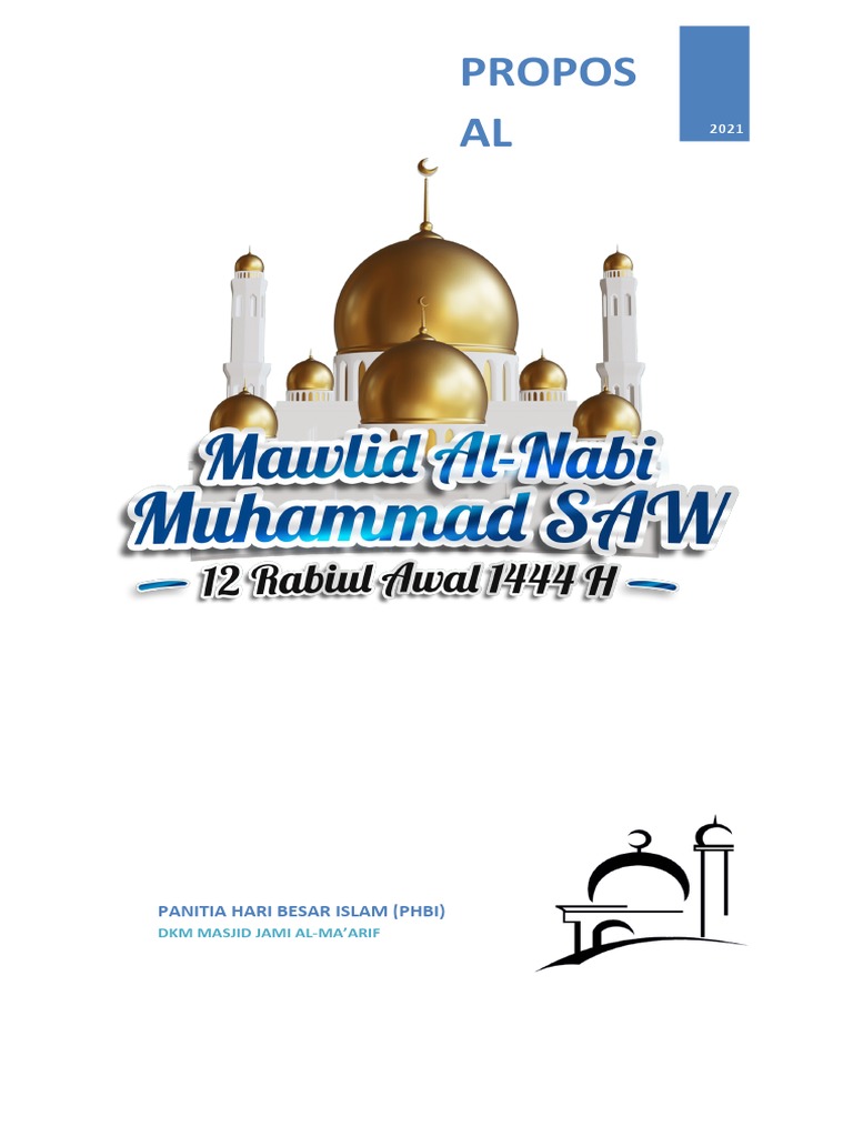 Proposal Maulid Nabi | PDF