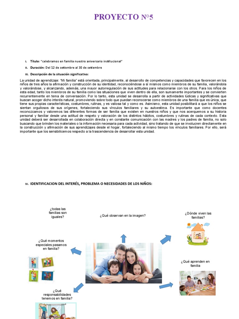 Proyecto de La Familia | PDF