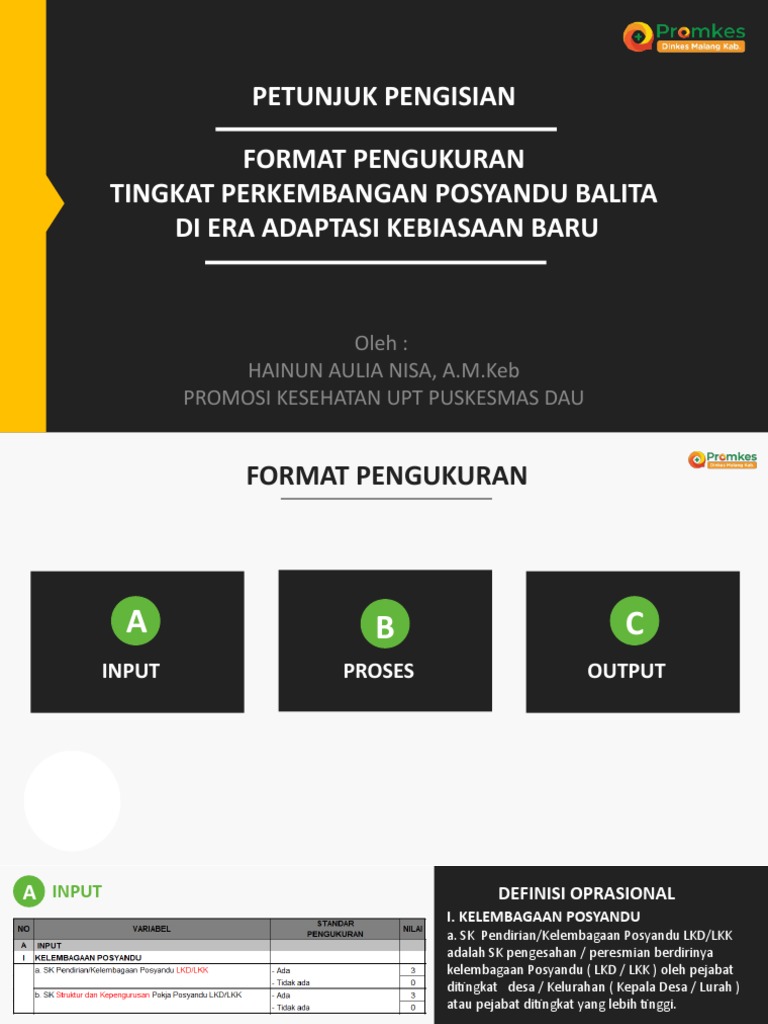 PPT Juknis Pengukuran Posyandu 2022 | PDF | Ilmu Sosial | Kesehatan Holistik
