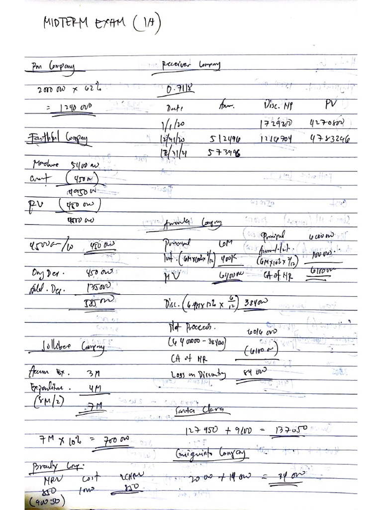 Midterm Exam IA Solution | PDF