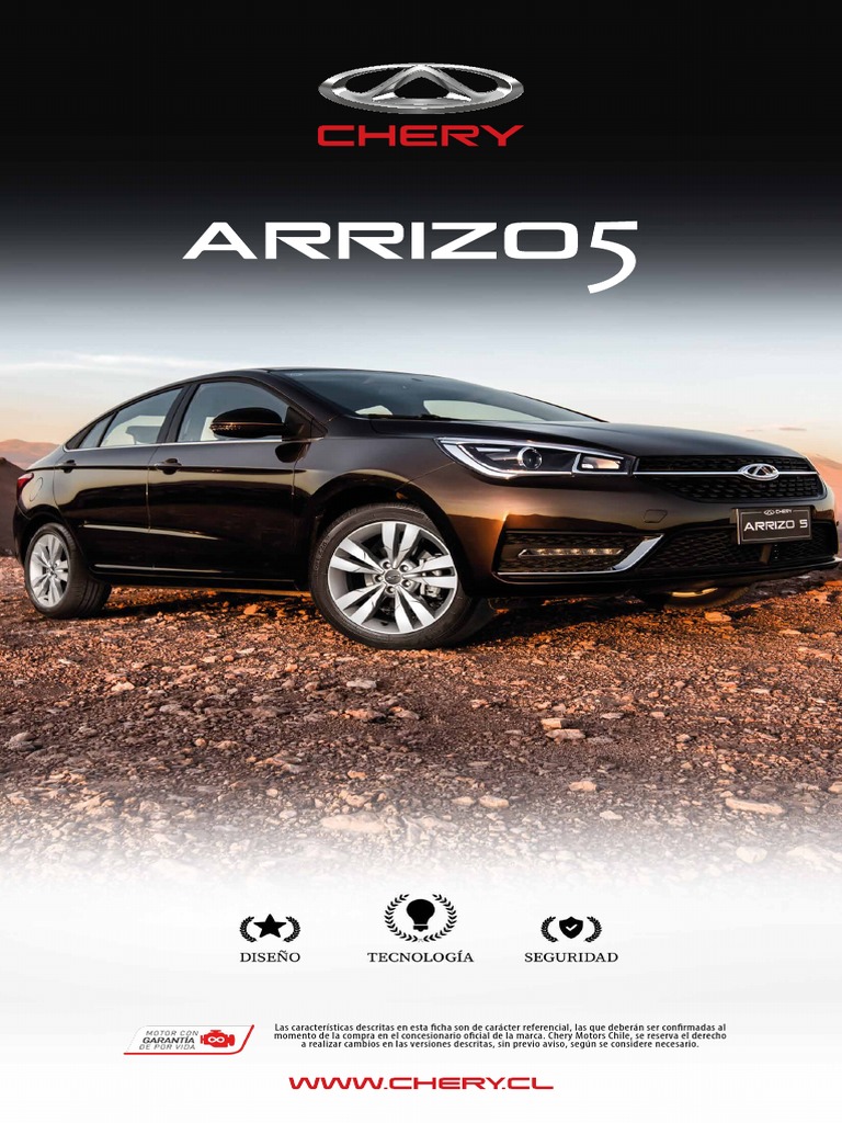 Chery Arrizo 5 Ficha Tecnica | PDF