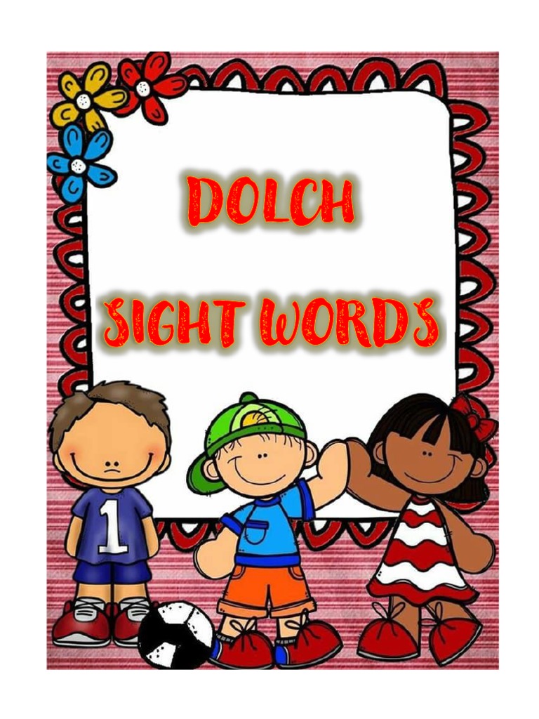 Dolch Sight Words Pdf