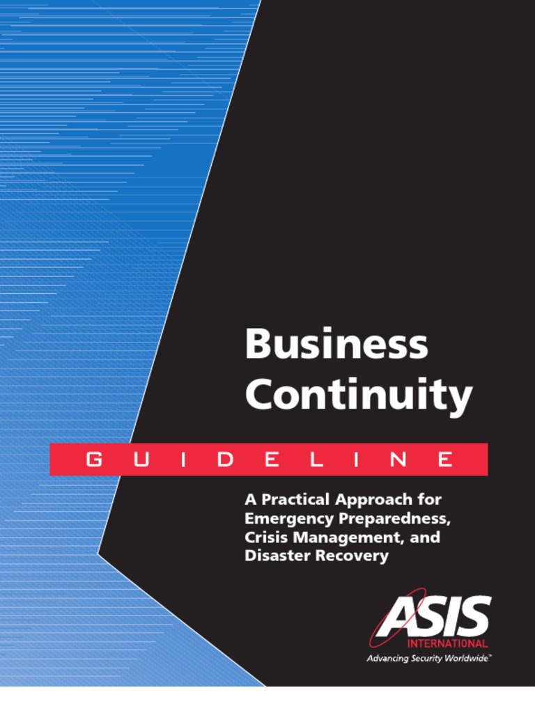 Business Continuity | PDF | Emergency Management | Crisis Management