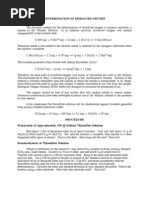 Analysis of Oils - Determination of Peroxide Value | PDF