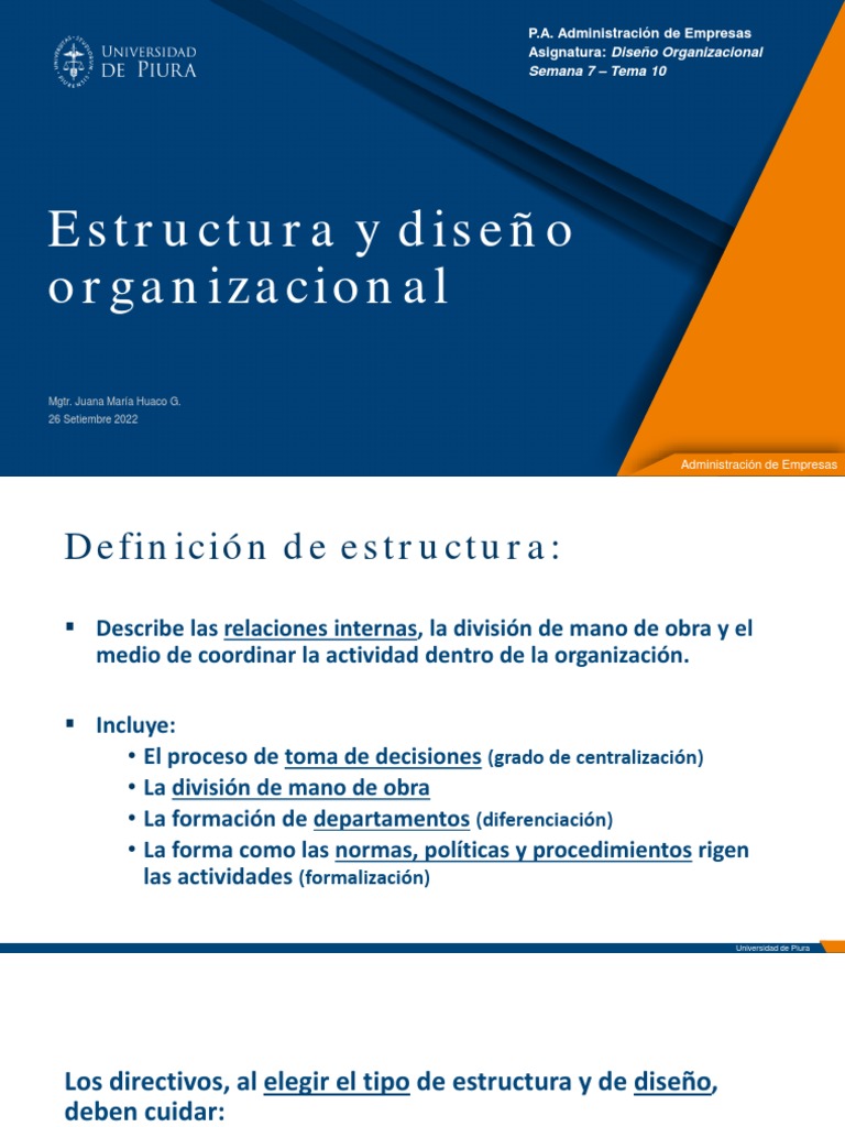 Tema 10 - Estructura y Diseño | PDF