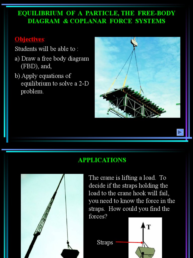 2D Equilibrium & Free Body Diagrams | PDF | Force | Plane (Geometry)