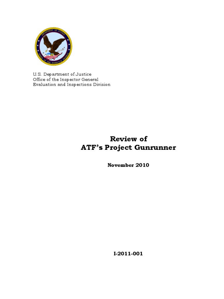Project Gun Runner Nov2010 Review | PDF