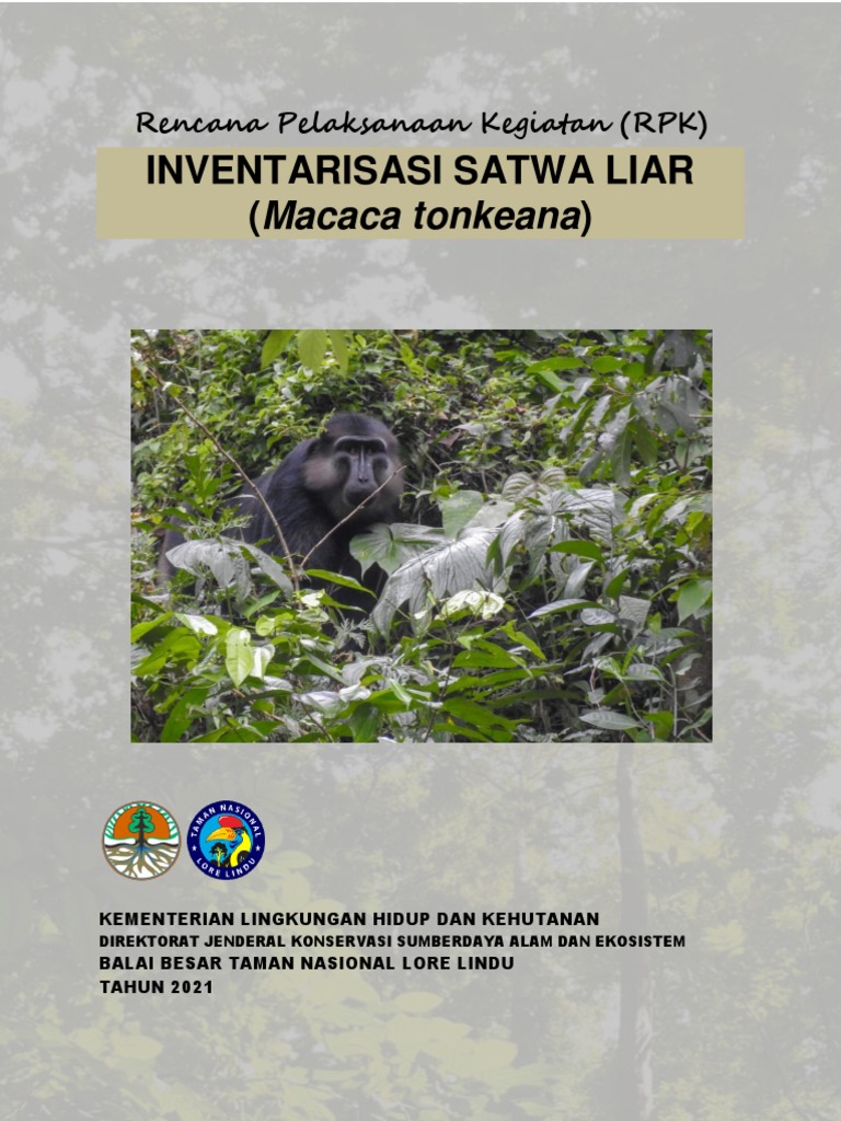 RPK INVENTARISASI SATWA 2021 - TTD | PDF