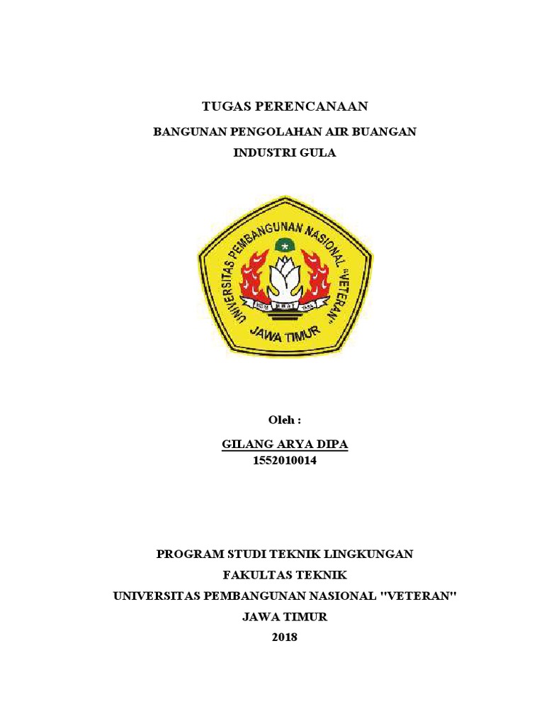 Pengolahan Limbah Cair Industri Gula | PDF