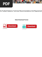 FIFA Stadium Guidelines | PDF