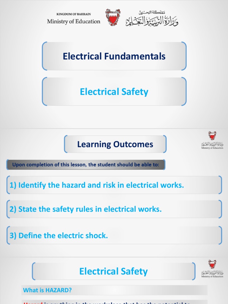 Lesson 1 Electrical Safety Ppe Pdf Personal Protective
