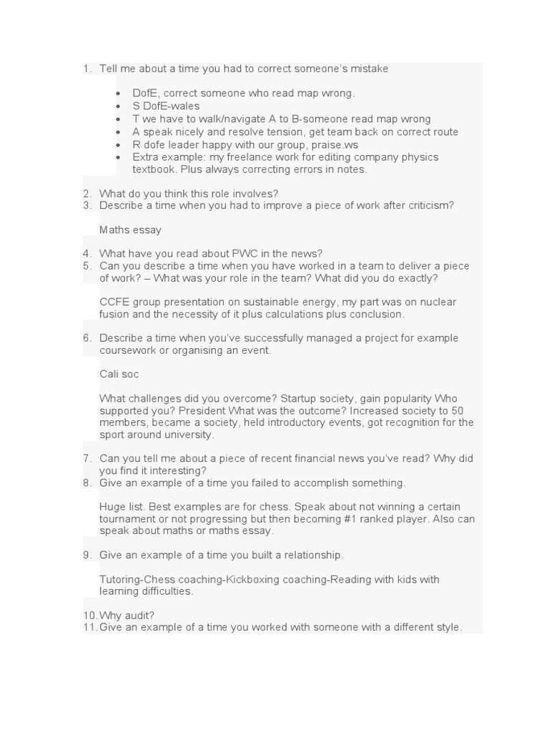 Interview Qs 1 | PDF | Cognitive Science | Cognition