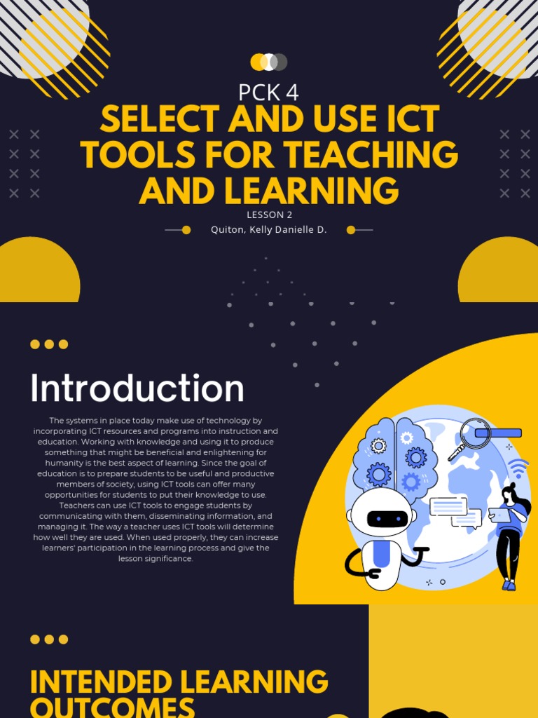 Lesson 2 Select and Use ICT Tools For Teaching and Learning | PDF | Qr ...
