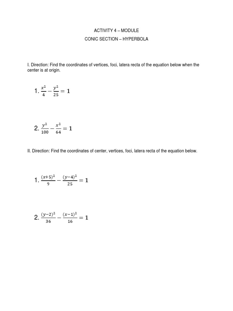 Pre Calculus Activity 4 Module 4 Converted 1 | PDF | Teaching Methods ...