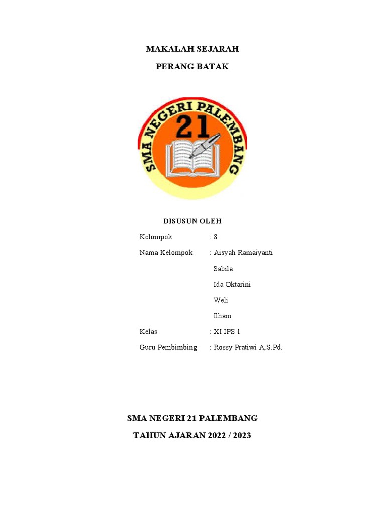 Latar Belakang Perang Batak 1878-1907 | PDF | Politik