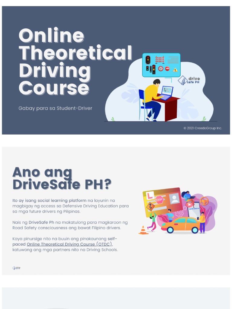 DriveSafe PH - Gabay para Sa Mga Student-Driver (Filipino Version) | PDF