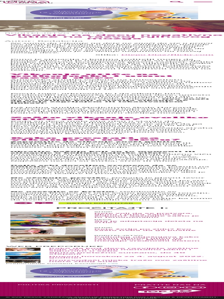 Vikanje Na Decu Negativno Utiče Na Razvoj Njihovog Mozga | PDF