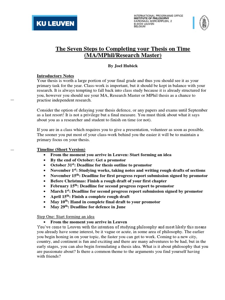 Complete Thesis on Time | PDF | Thesis | Test (Assessment)