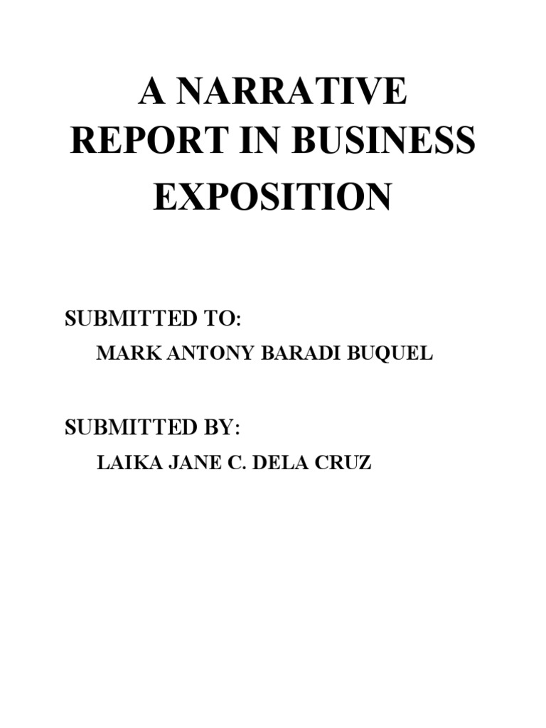 Narrative Report | PDF