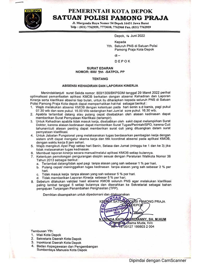 Surat Edaran 2022 | PDF