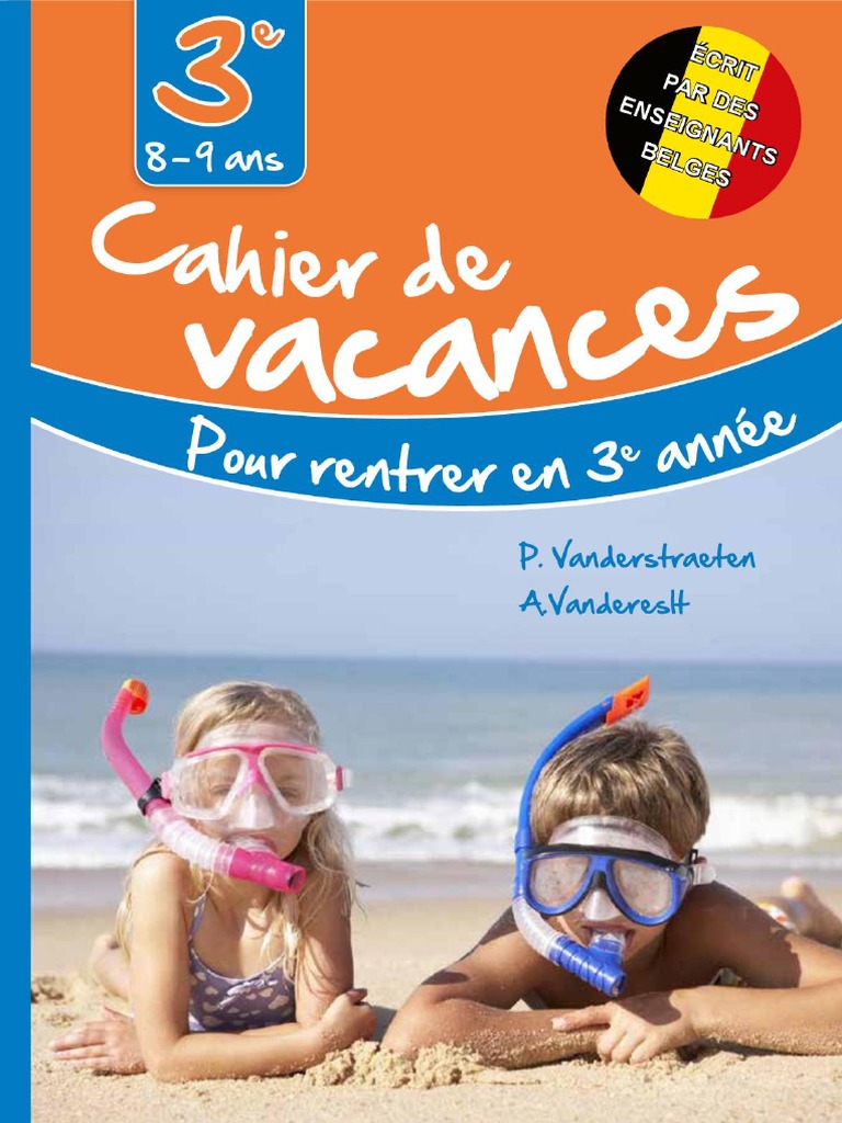 Cahier de Vacances Pour Rentrer en 3e Année | PDF