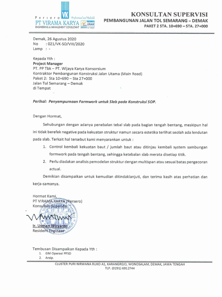 021 Penyempurnaan Formwork Untuk Slab Pada SOP | PDF
