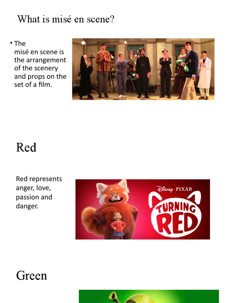 What Is Misé en Scene?: - The Misé en Scene Is The Arrangement of The ...