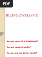 Bilinggwalismo Lesson 1 | PDF