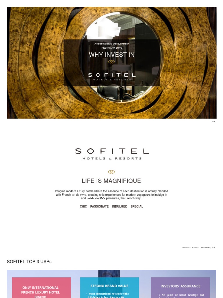 Why Invest in Sofitel - Accor Global Development - FEB19 | PDF | Brand ...