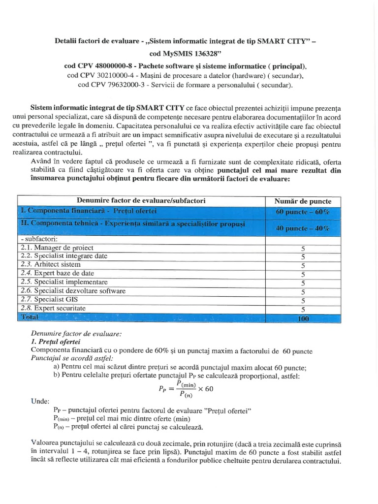 Detalii Factor Evaluare | PDF