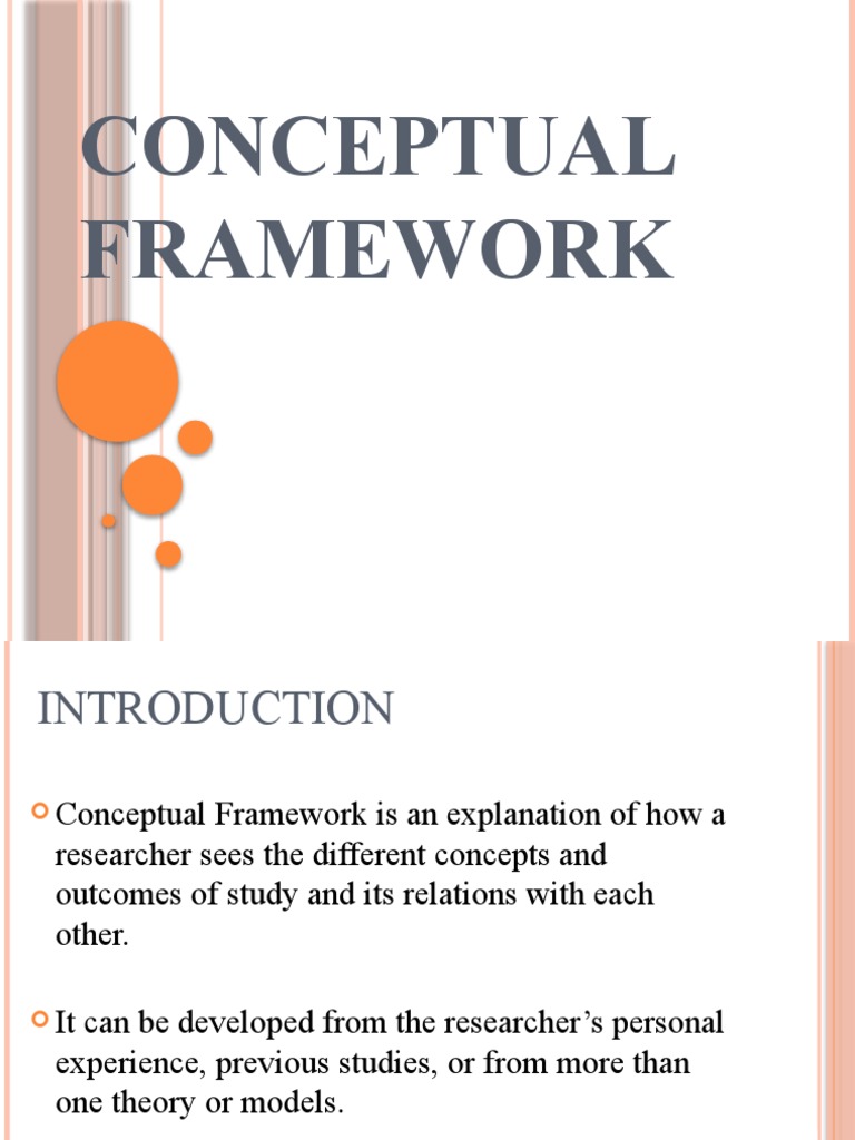 Conceptual Framework | PDF | Theory | Conceptual Framework