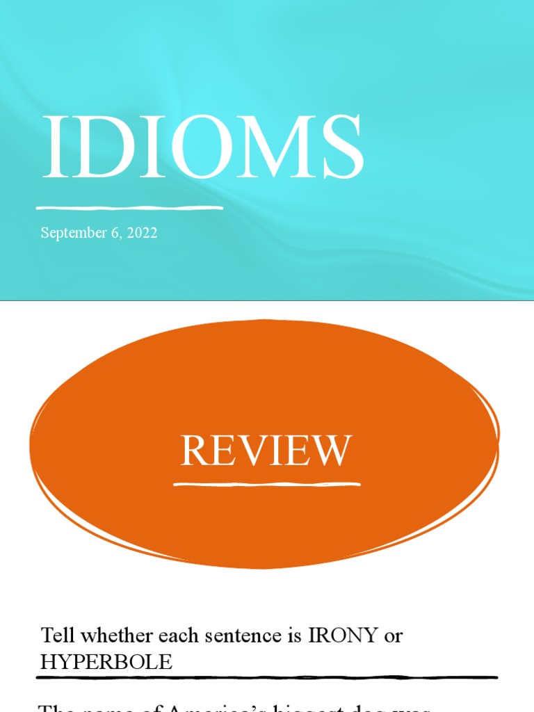 IDIOMS | PDF | Idiom