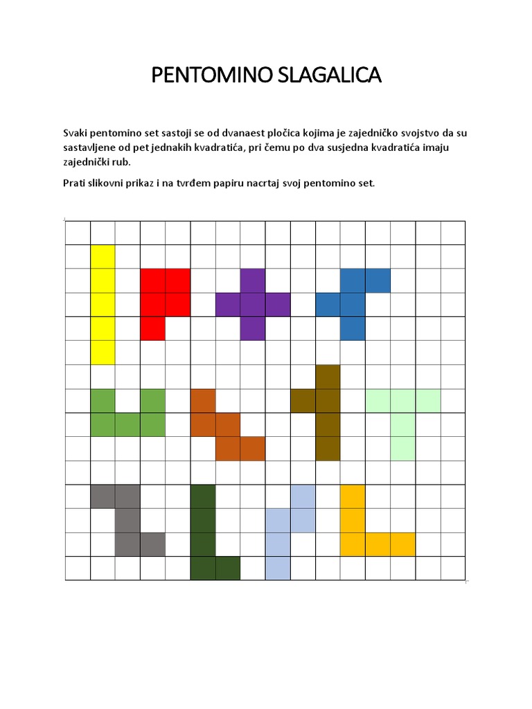 Pentomino Slagalica | PDF