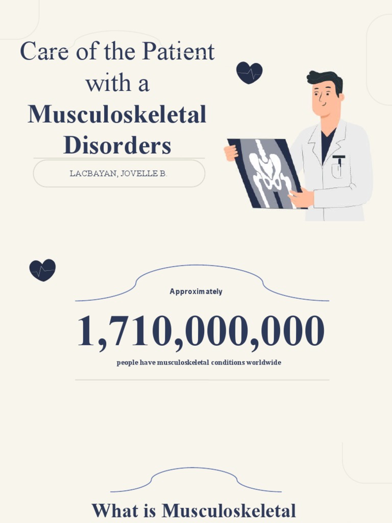 Musculoskeletal Disorder | PDF | Diseases And Disorders | Medicine