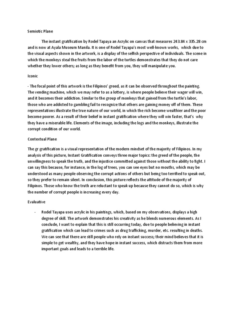 Semiotic Plane | PDF | Delayed Gratification | Cognitive Science