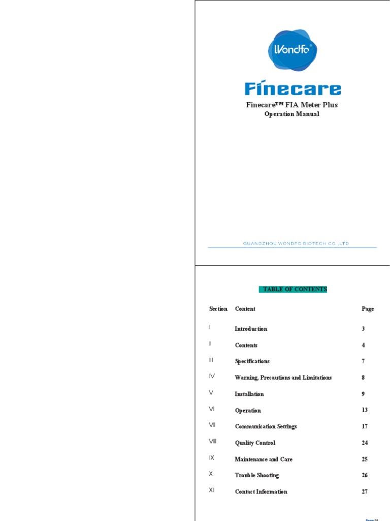 Finecare Fia Meter Plus1 fs113 | PDF | Computer Network | Internet Protocol Suite