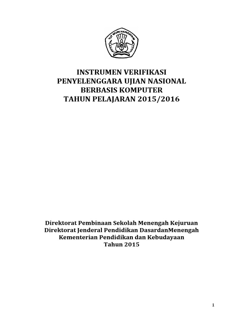 Instrumen Verifikasi | PDF