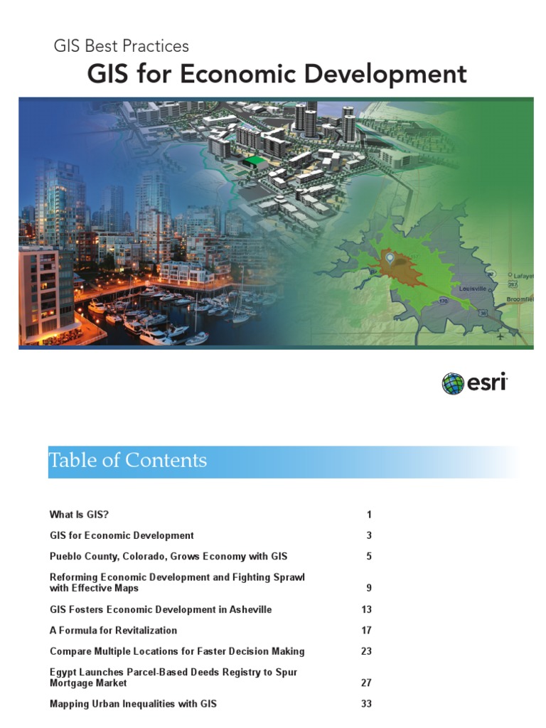 GIS by ESRI | PDF | Geographic Information System | Esri