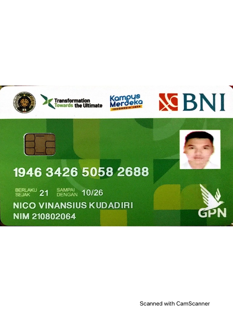 Kartu Tanda Mahasiswa | PDF