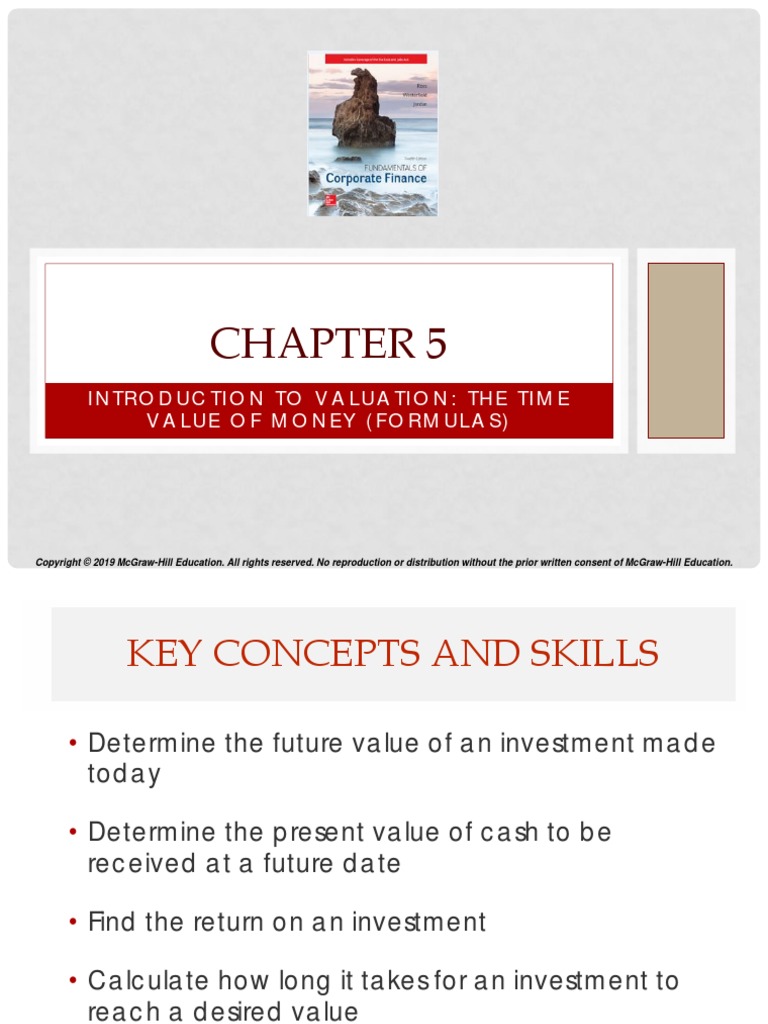 Ross 12e PPT Ch05 Formulas (1) - 1 | PDF | Present Value | Discounted Cash Flow