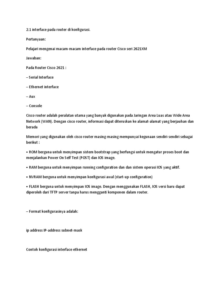 Contoh Routing | PDF