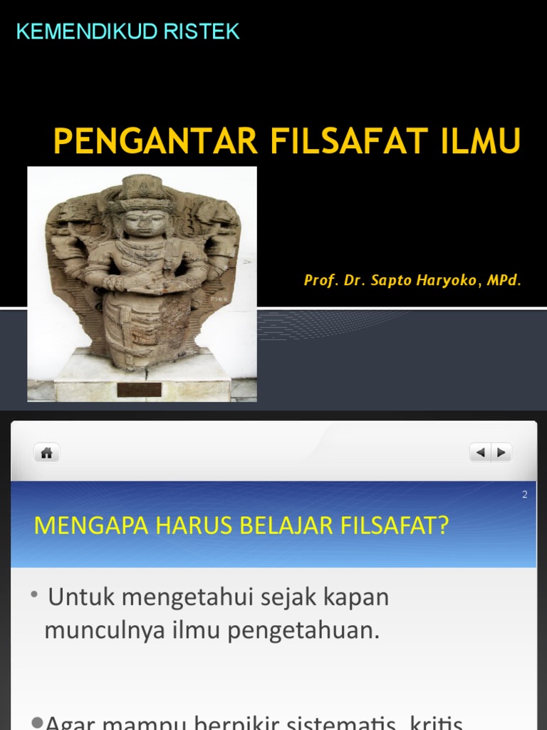 01 Pengantar Filsafat | PDF