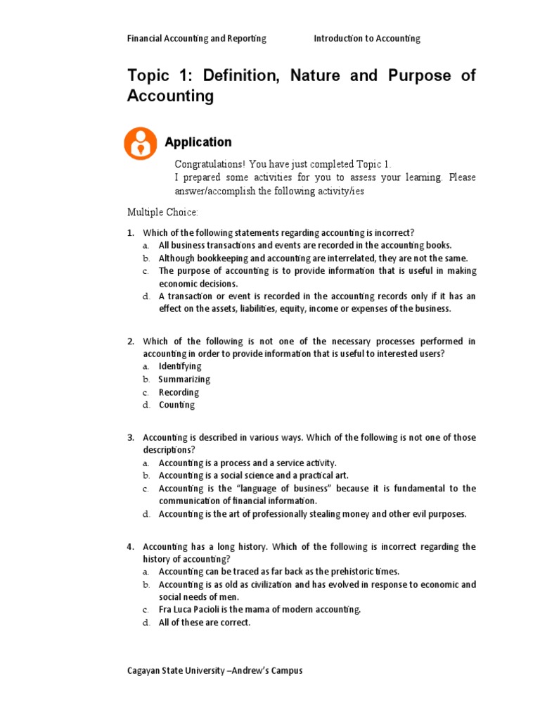 FAR Module 1 - Assignment Activity | PDF | Accounting | Financial Accounting