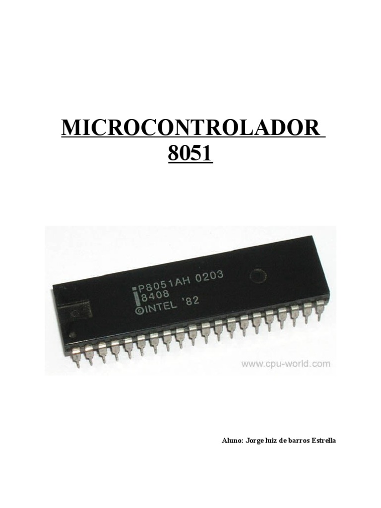 Microcontrolador 8051: Características e Usos | PDF | Hardware de ...