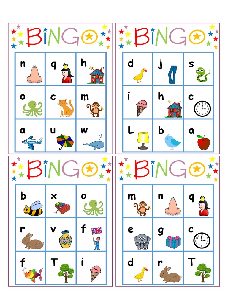 Alphabet Bingo Fun Activities Games - 90302 | PDF