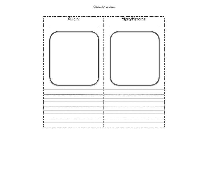 Character Profile Template | PDF | Games & Activities