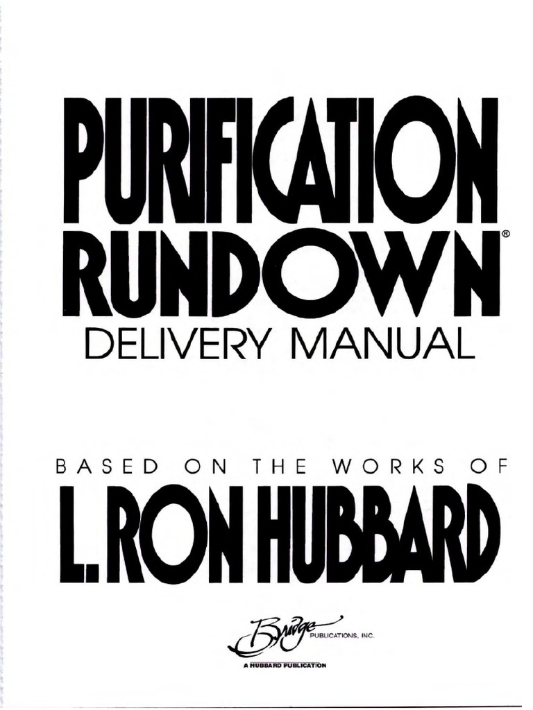 Fdocuments - in Purification Rundown Delivery Manualpdf | PDF ...