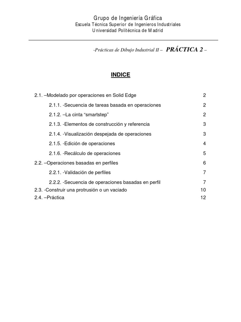 Modelado en Solid Edge para Ingenieros | PDF | Dibujo | Geometria plana)