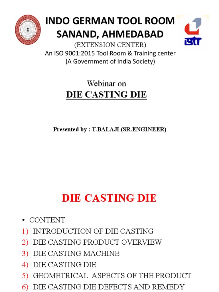 Die Casting Die | PDF | Casting (Metalworking) | Metalworking